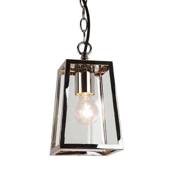 Astro Calvi Outdoor Light Pendant Polished Nickel | AndLight