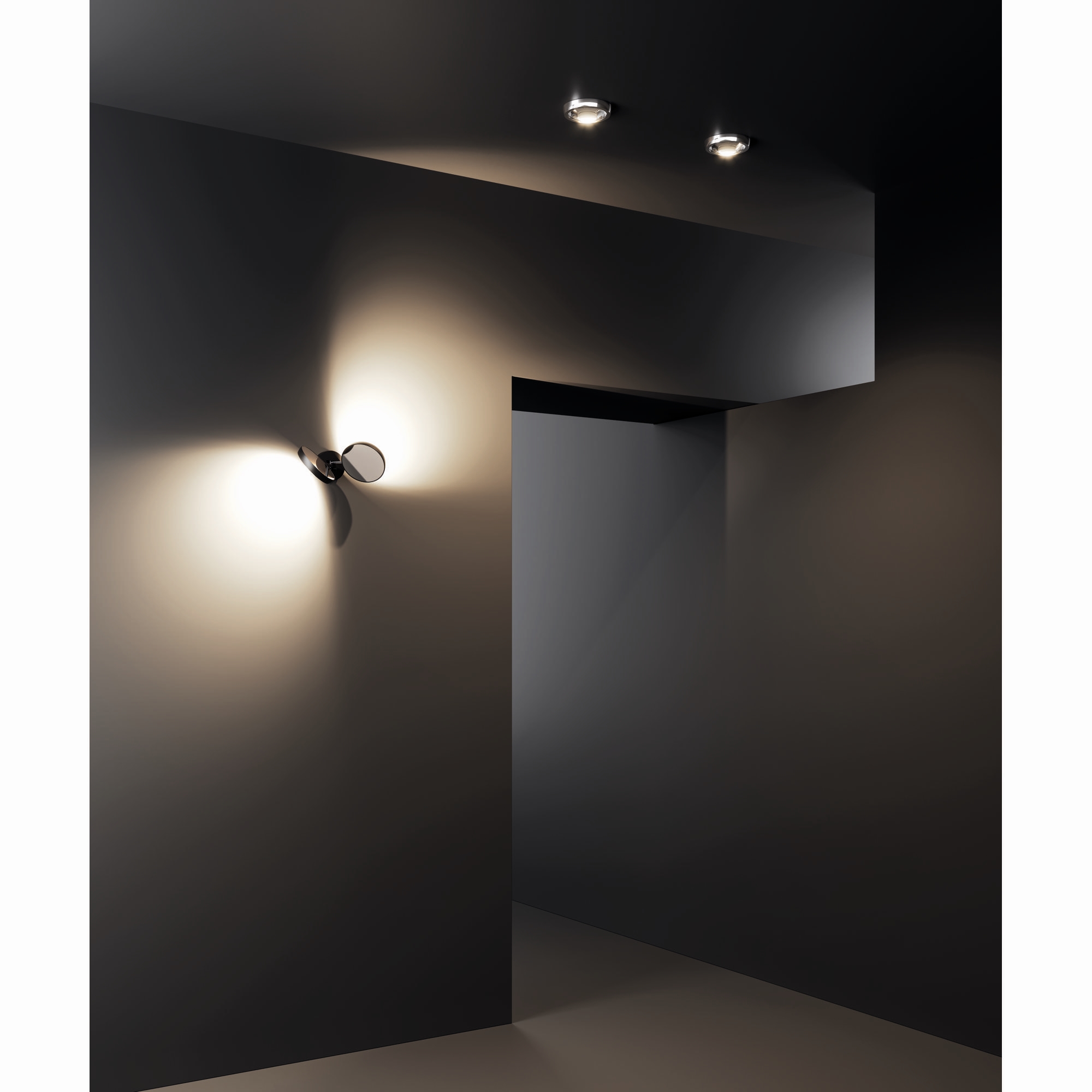 Lodes Nautilus Spot 2700K Ceiling Light Champagne